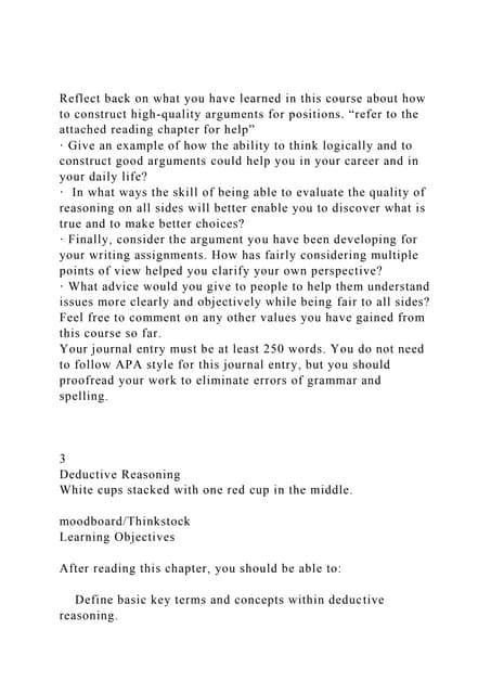 Critical Reading as Reasoning | PPTX | Fiction | Books and Literature