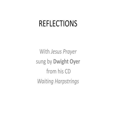 REFLECTIONS | PPT