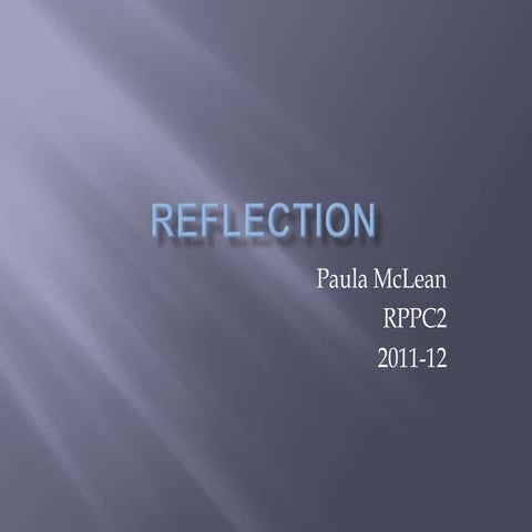 Reflection | PPTX