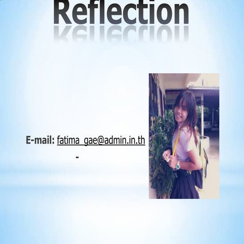 Reflection | PPTX