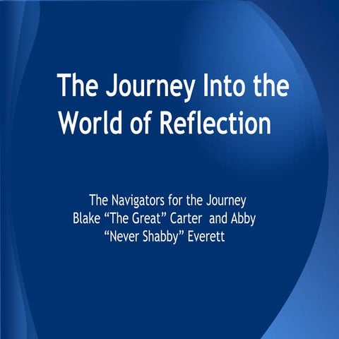 Reflection | PPT