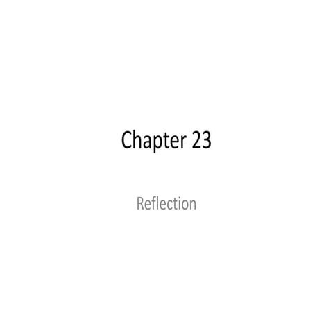 Reflection | PPT