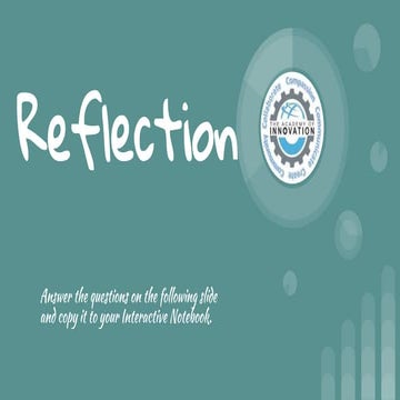 Reflection | PPT
