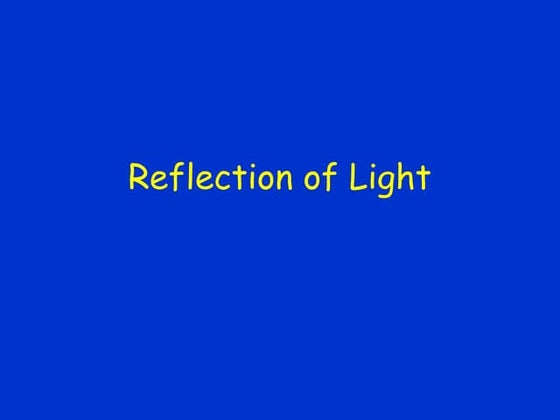 Science 10 quarter 2 REFLECTION-OF-LIGHT | PPTX