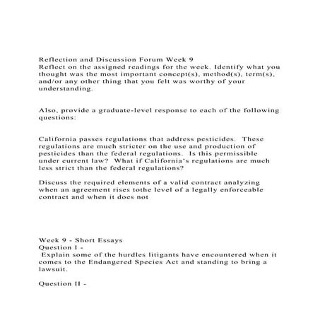 Reflection and Discussion Forum Week 14Reflect on the assign.docx