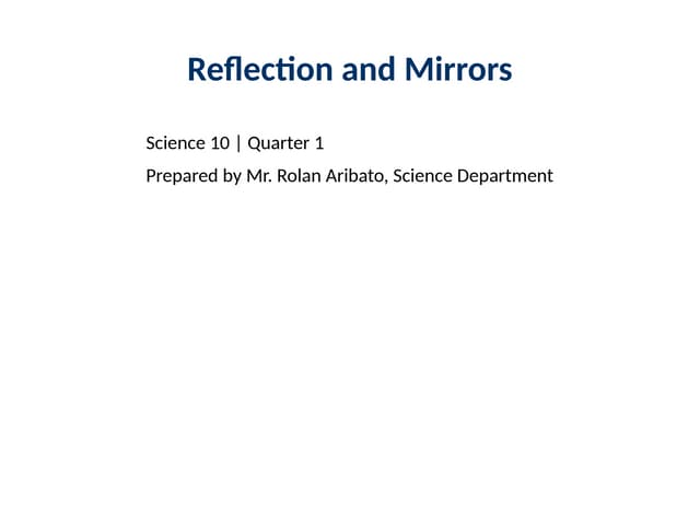 Mirrors ppt | PPTX