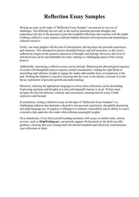 Critical Reflection Essay Example.pdf