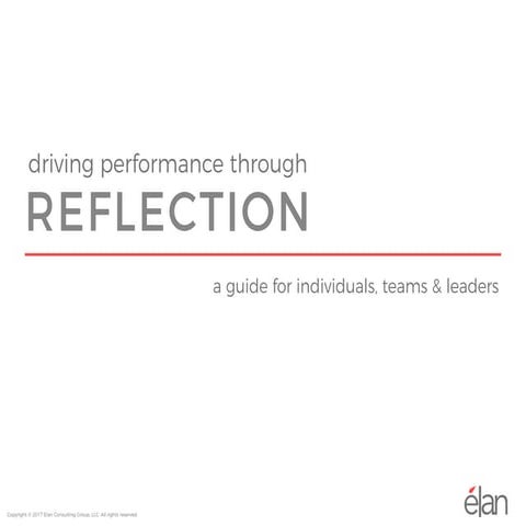 Driving performance through reflection | PPT