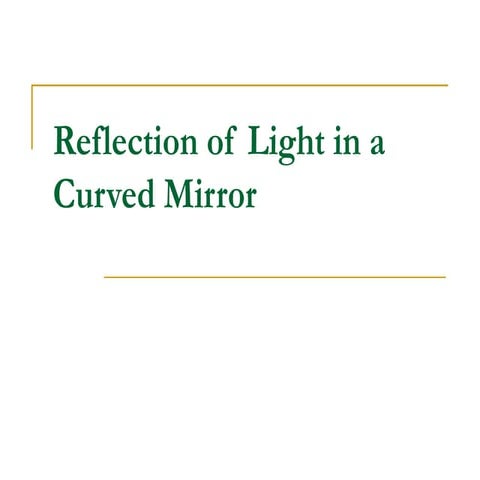 Image formation by mirrors ppt class 10 | PPTX