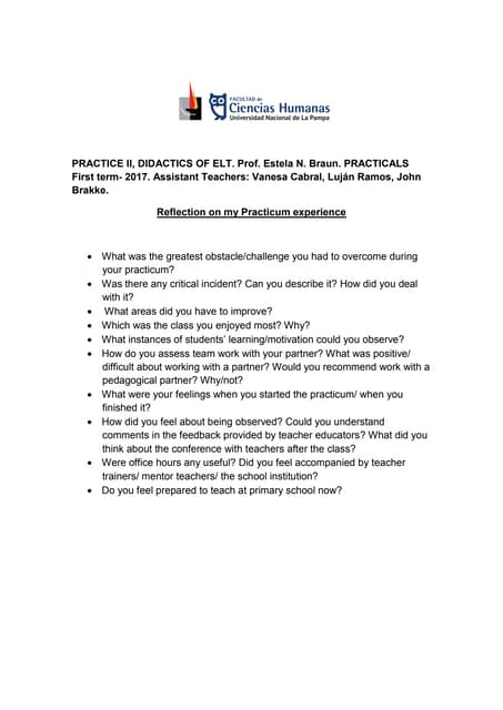 Field Study 1, Episode 2 "The Learners' Characteristics and Needs" | PDF