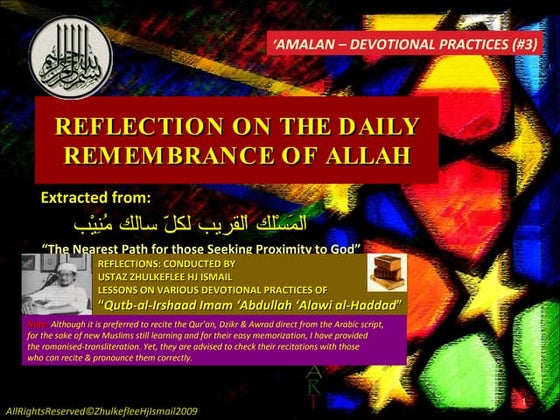 Remembrance of allah | PPSX