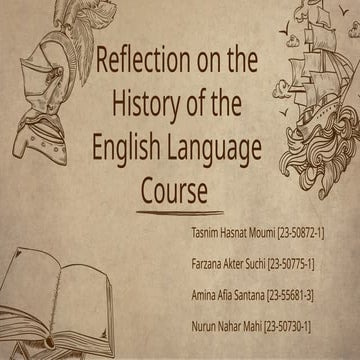 Reflection on the History of the English Language Course.pptx