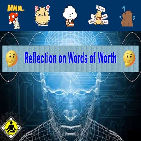 Reflection on Words of Worth | PPT