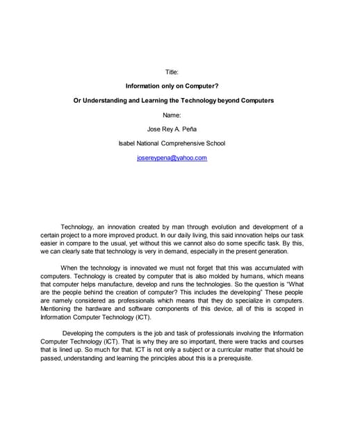 Basic ict skills | PPTX