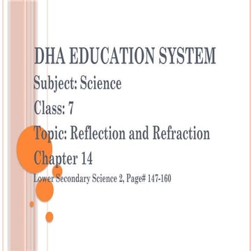 reflection PowerPoint presentation 7 class.pptx