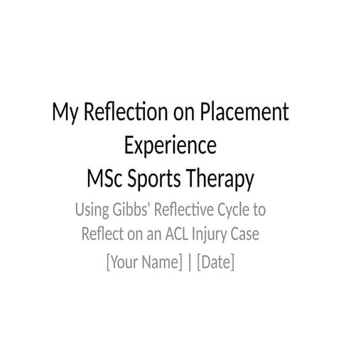 Reflection_Presentation. reflection cycle | PPT