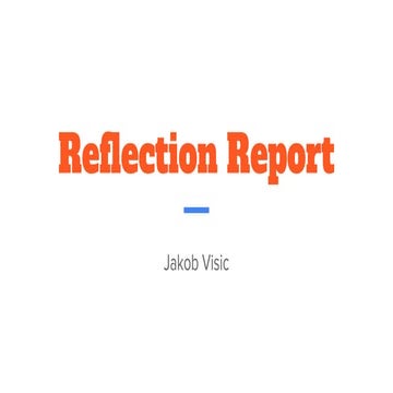 Reflection Report.pptx