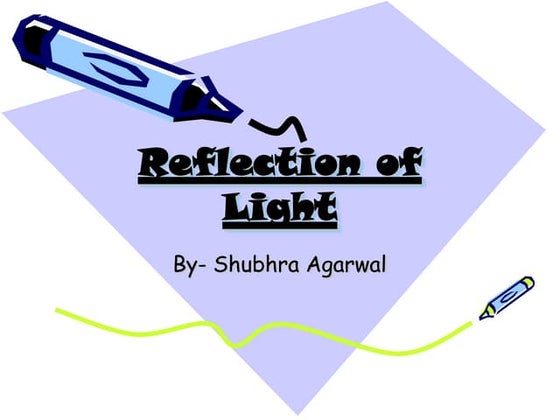 Law of reflection | PPT | Physics | Science