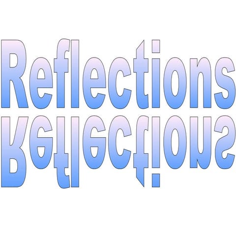 Reflections activity | PPT