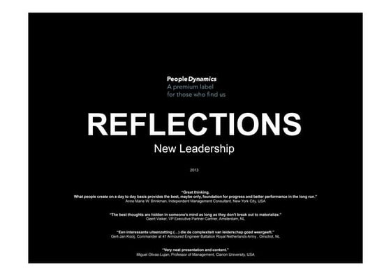 Reflections on new leadership | PDF