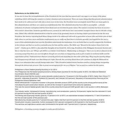 Reflections on the sona 2013 | DOCX