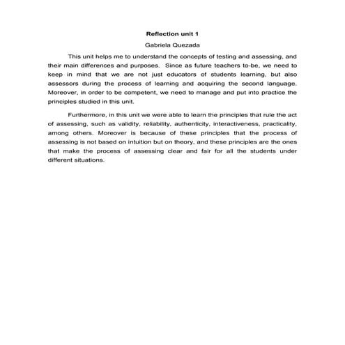 Reflection unit 1 | DOCX