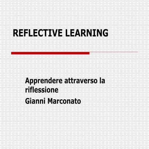 Reflective Learning | PPT