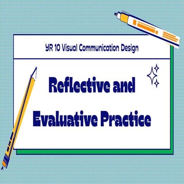 Reflective and Evaluative Practice PowerPoint | PPTX