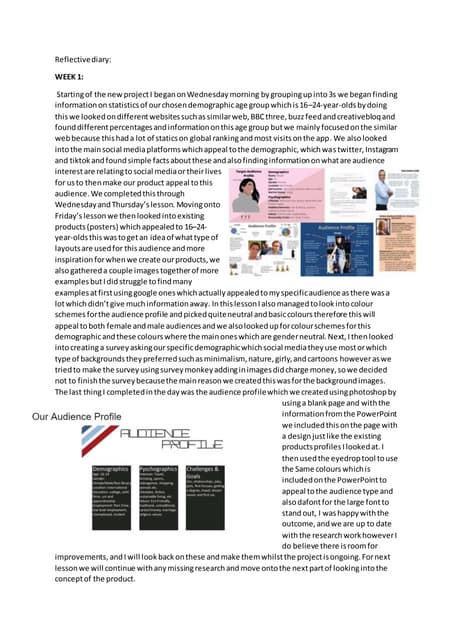 Creative critical reflection | PPTX | Desktop Publishing | Computer Software and Applications