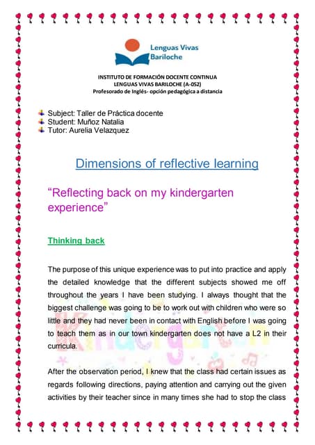 Second Observation-Reflective Questions | DOCX