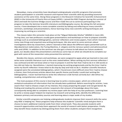 Reflective essay | DOCX