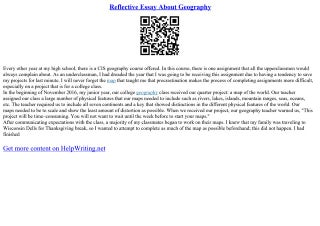 Maps and the Geospatial Revolution: Lesson 2, Lecture 1 | PPT