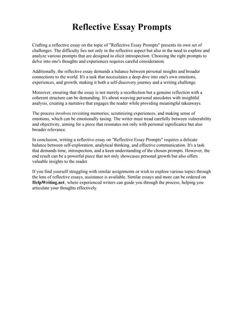 Critical Reflection Essay Example.pdf