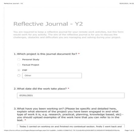 Reflective journal day 2 | PDF