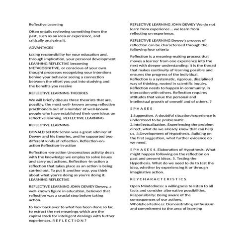 Reflective Learning teaching in science 2.docx