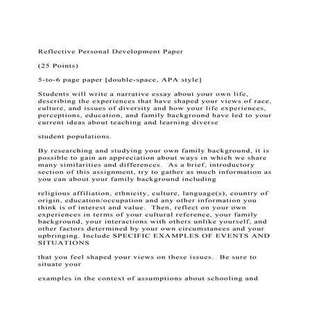 Reflective Personal Development Paper(25 Points)5-to-6 p.docx