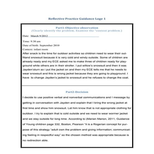 Life space interview | PDF