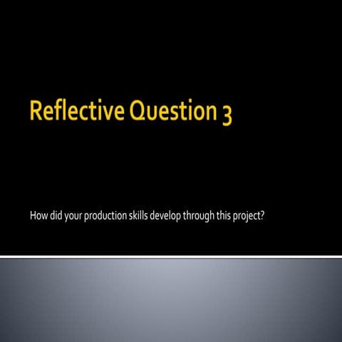 Reflective question 3 | PPT