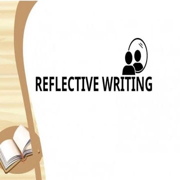 REFLECTIVE WRITING AND MODELS OF REFLECTIVE WRITING.pptx