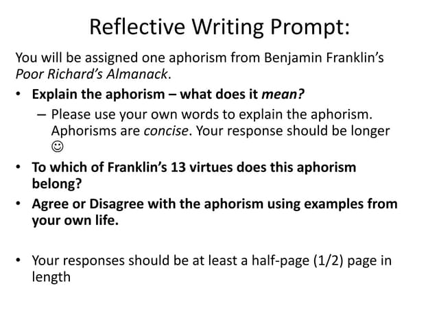 Aphorism Examples