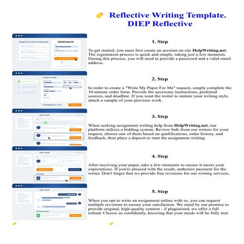 Reflective Writing Template. DIEP Reflective | PDF