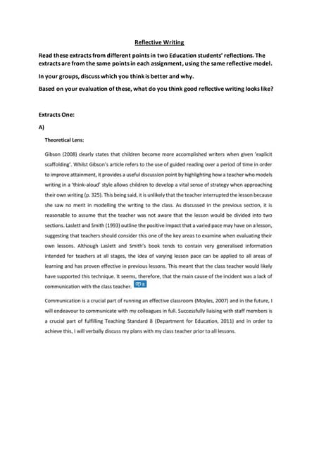 Reflective writing skills (1).pptxqsqqqqsqsqq | PPT