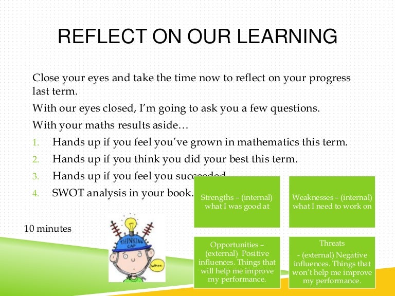 Reflect on Our Learning