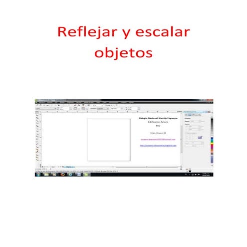 Reflejar y escalar objetos | DOCX