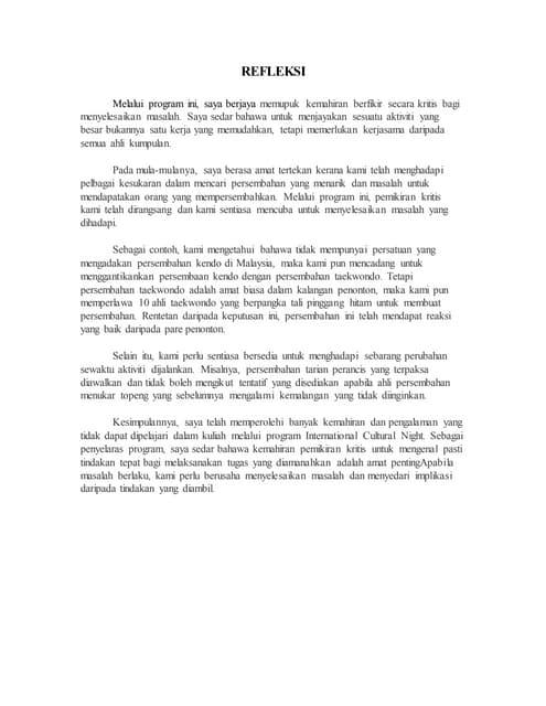 Refleksi | PDF