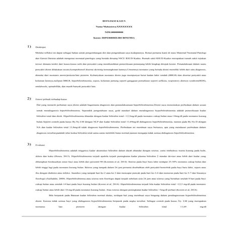 Refleksi kasu pada masa nifas yang perlu di lakukan | PDF