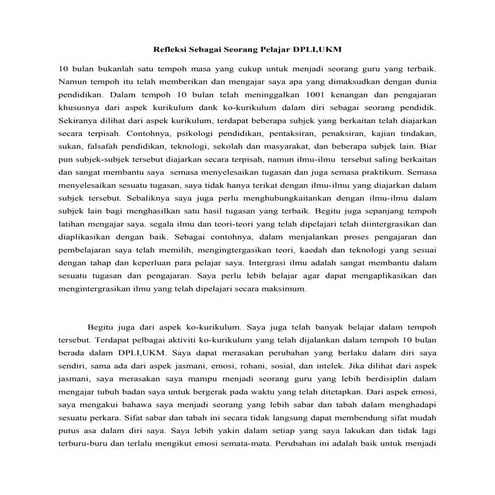 Refleksi | DOC