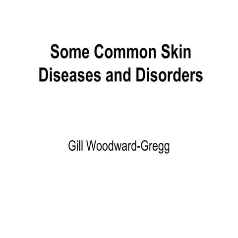 Reflexology-common skin diseases and disorders | PPT