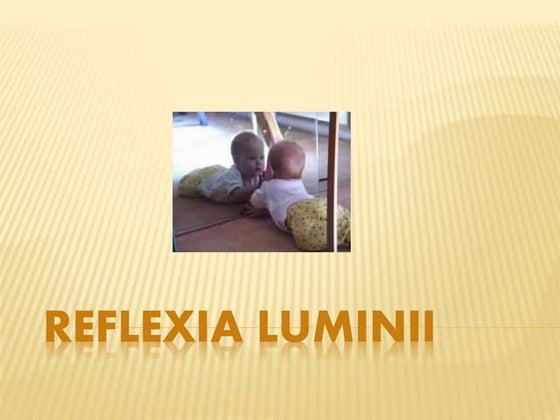 Reflexia luminii | PPTX