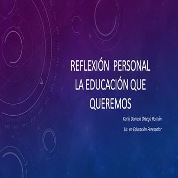 Tony Wagner reflexión personal | DOCX